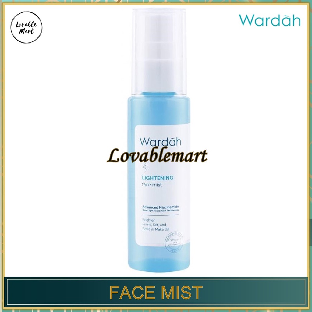 Jual Wardah Lightening Face Mist 60 ml - Spray untuk primer, setting ...