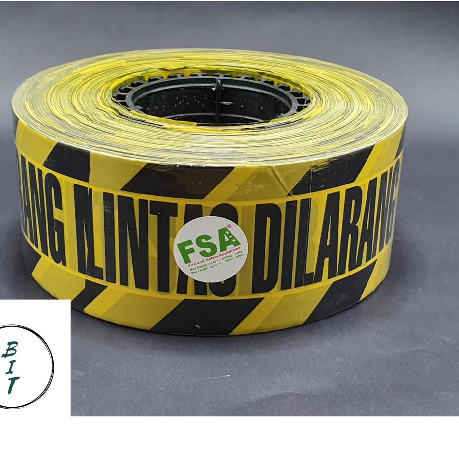 Jual Police Line / Barricade Line / Safety Line 3 inchi x 300 meter ...