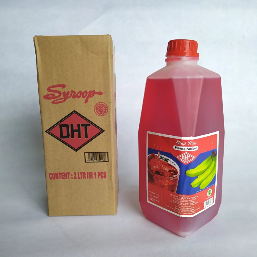 Jual Sirup DHT Rasa Pisang Ambon Khas Makassar 2 Liter | Shopee Indonesia