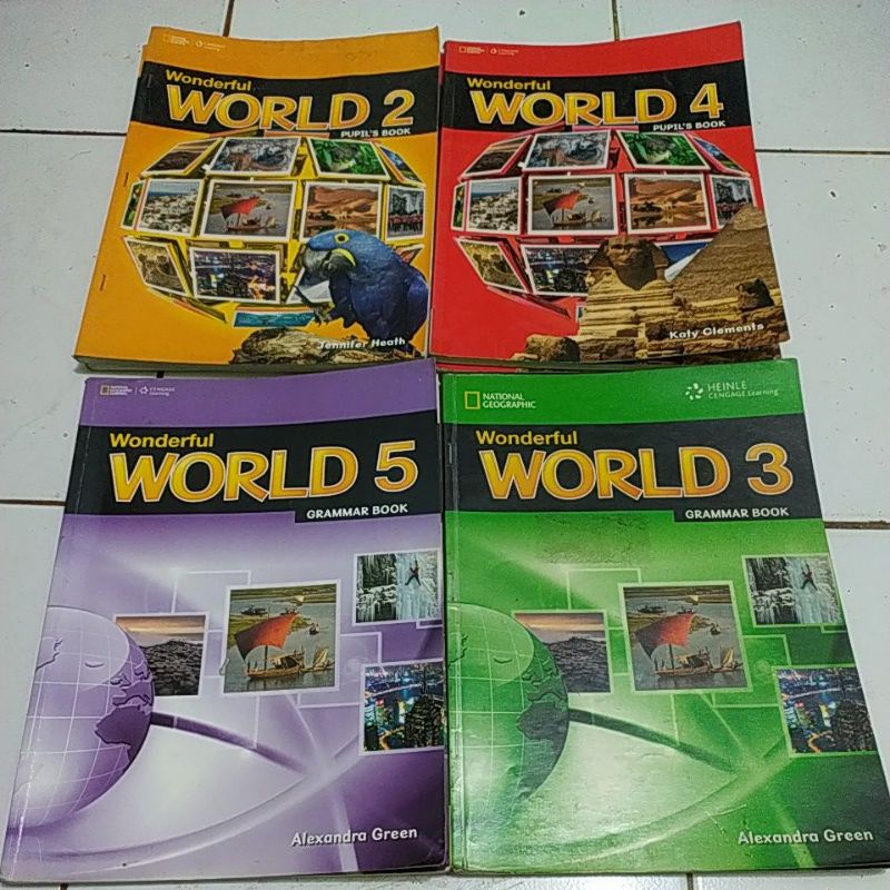 Jual HARGA 1AN WONDERFUL WORLD 2 dan 4 PUPILS BOOK dan WONDERFUL WORLD ...