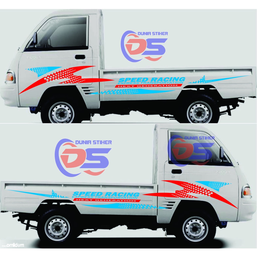 Jual Stiker Mobil Pick Up SPEED RACING Stiker Pick Up Colt T 120ss New ...