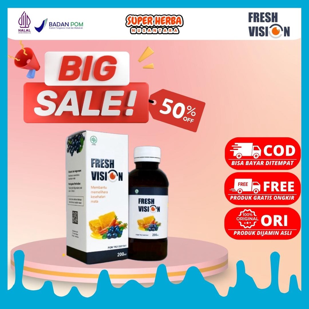 Jual [BIG SALE] | Fresh Vision | Vitamin Mata Terbaik Yang Bantu ...