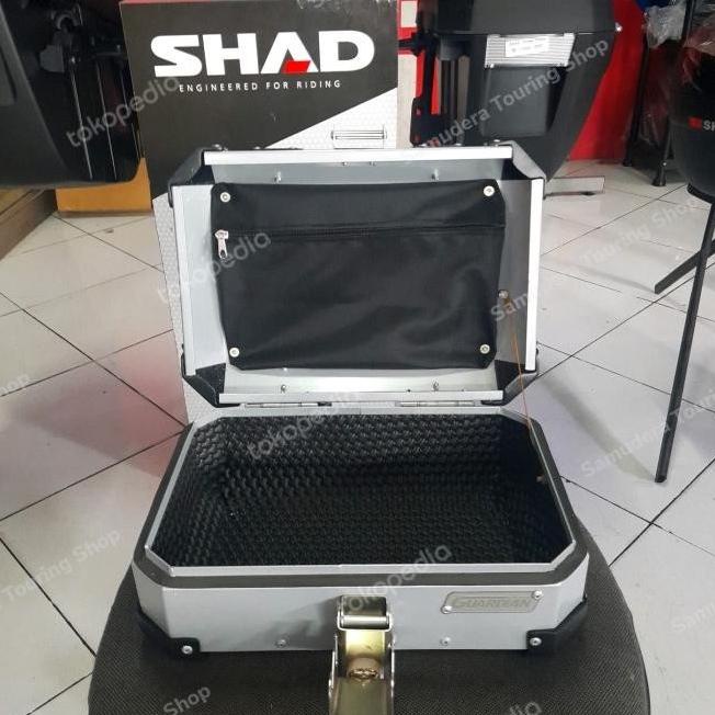 Jual Top Box Motor Touring Pannier 10 Liter Guardian Adventure Silver ...