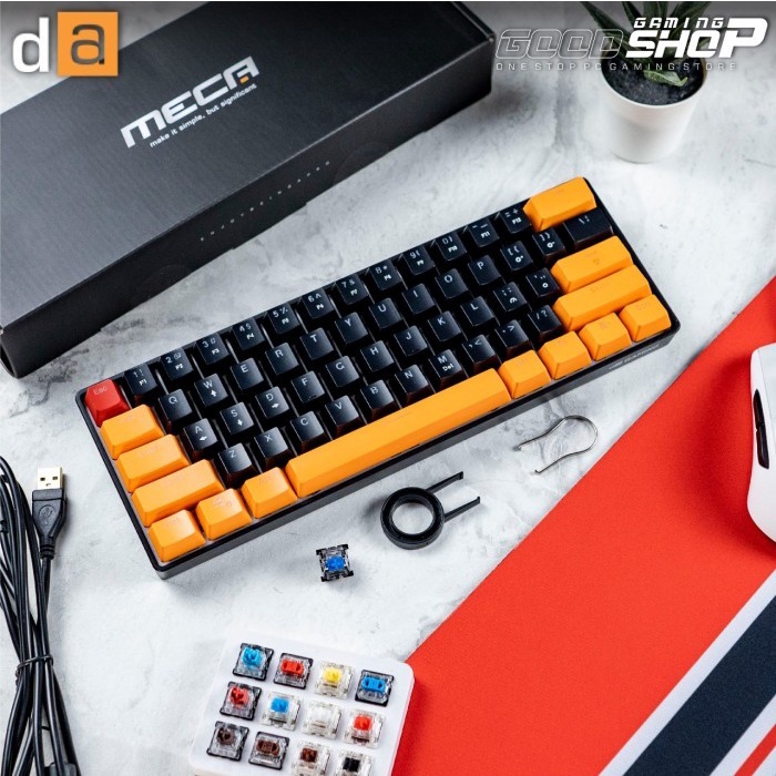 Jual KEYBOARD DA MECA 6 BLACK/WHITE | Shopee Indonesia
