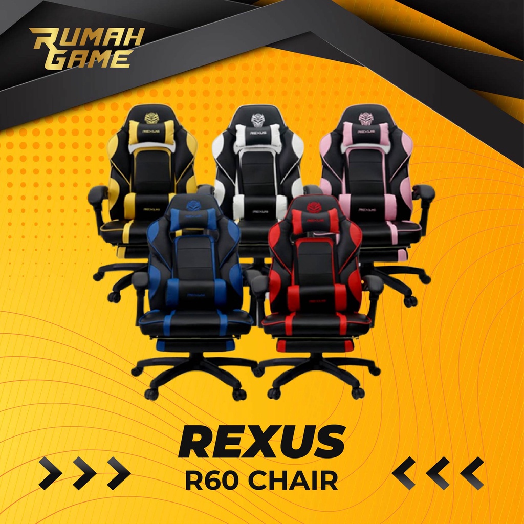Jual Kursi Gaming Rexus R60 Gaming Chair | Shopee Indonesia