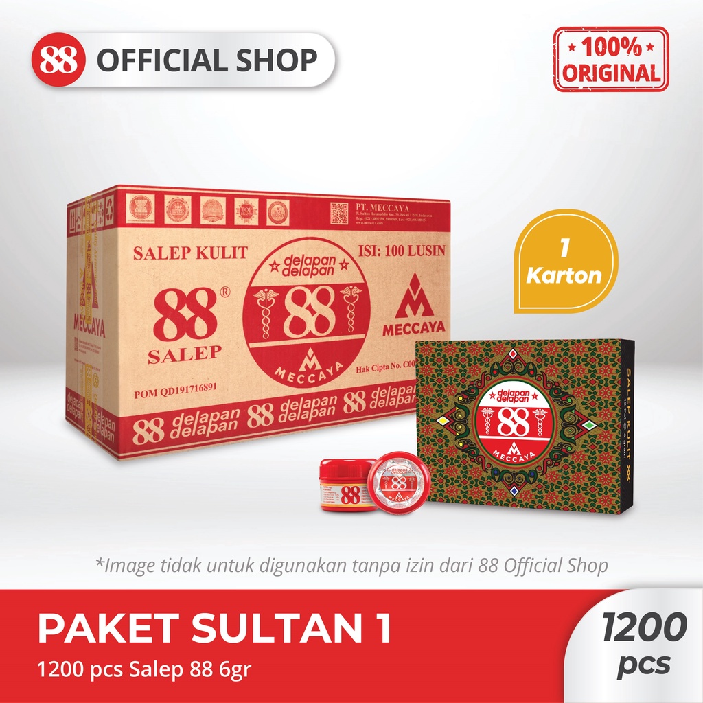 Jual SALEP 88 6g 1200 pcs | Salep Gatal Jamur & Kudis / Scabies | Sensasi Hangat Redakan Gatal ...