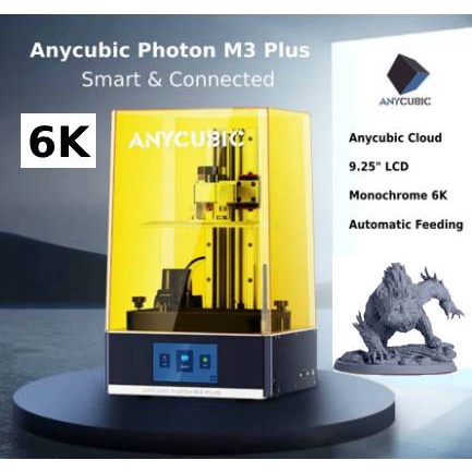 Jual Anycubic Photon M3 Plus, Printer 3D 6K LCD 9.25 inch Autofeeding ...