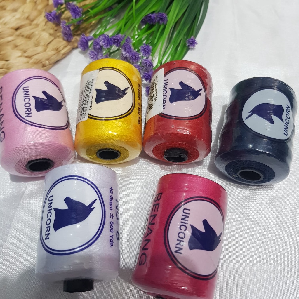 Jual Benang Jahit Jeans UNICORN 500 yard | Shopee Indonesia