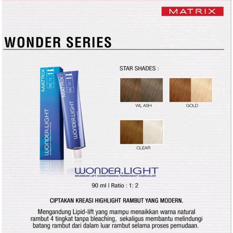 Jual Matrix Color Wonder Light 90ml | Shopee Indonesia