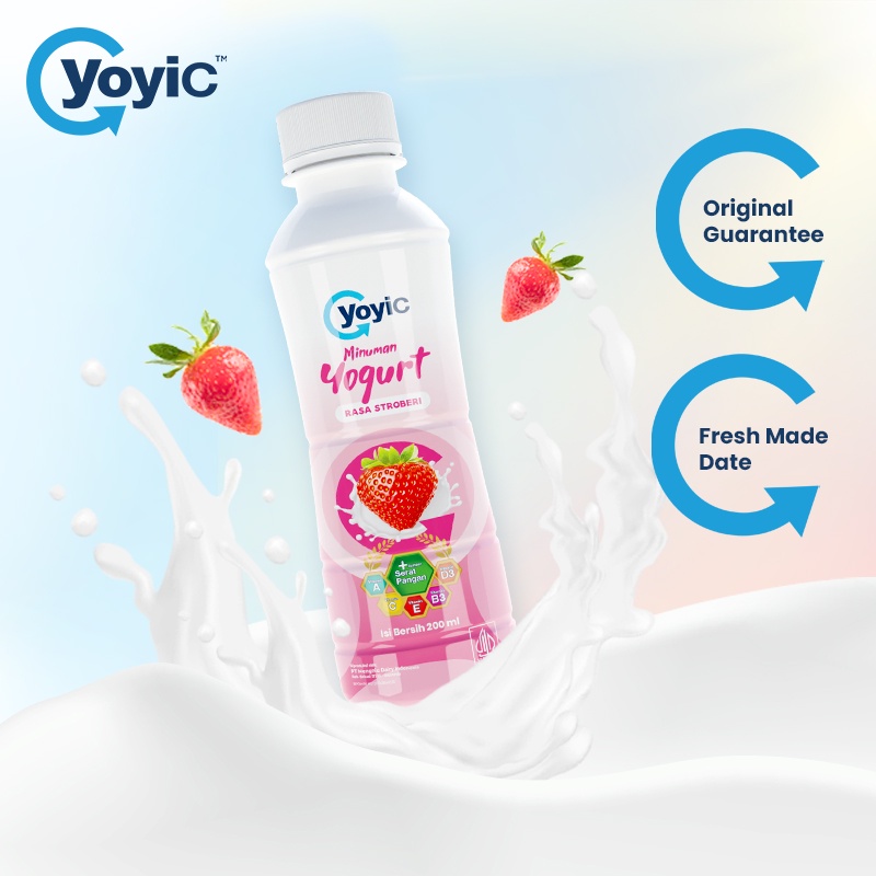 Jual Yoyic Minuman Yogurt 200 ML Segar Enak Dan Penuh Nutrisi Sumber ...