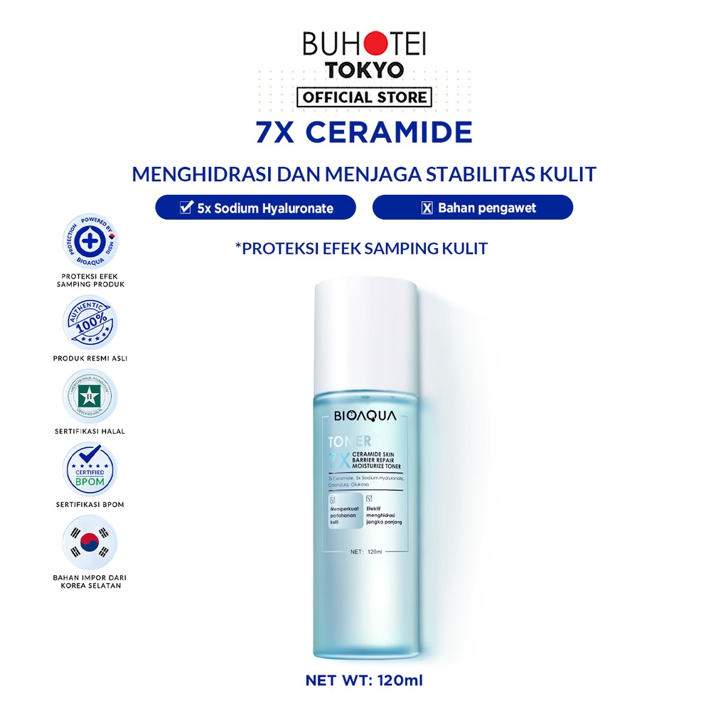 Jual BUHOTEI BIOAQUA 7X Ceramide Skin Barrier Repair Soothing Toner ...