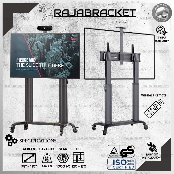 Jual Standing Bracket TV 75 80 85 90 95 100 105 110 inch, Standing ...