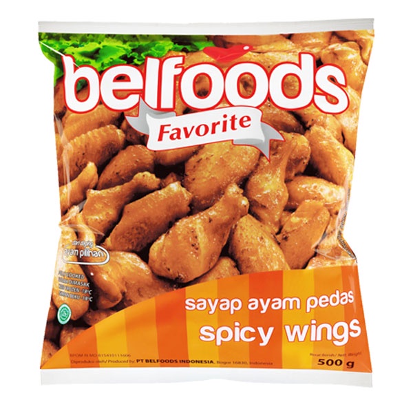 Jual Belfoods Favorite Spicy Wings 500 Gr | Shopee Indonesia