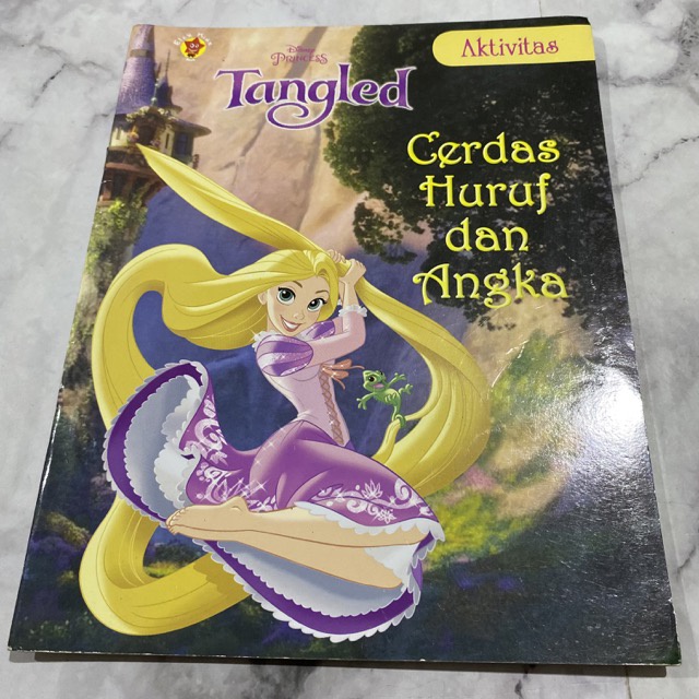 Jual Rapunzel tangled putri disney disney princess belajar menulis ...