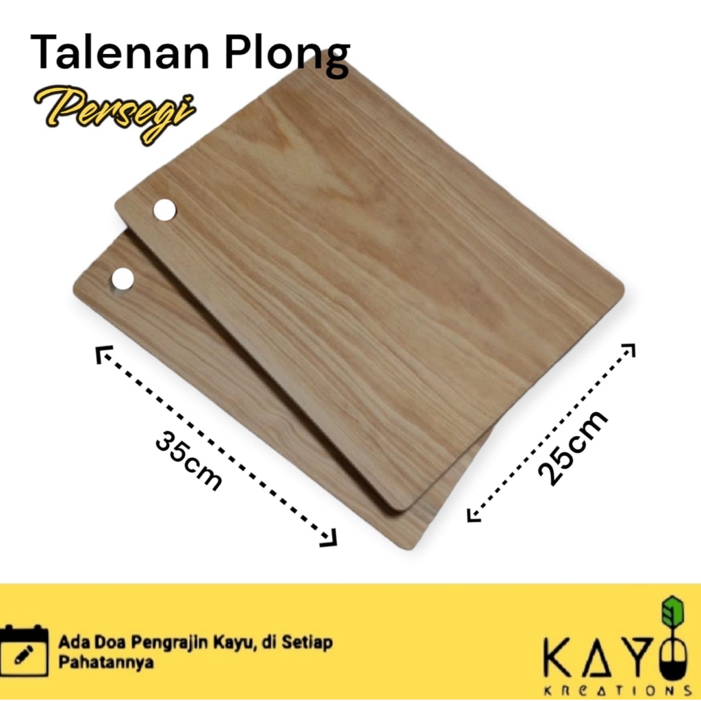 Jual Telenan Kayu Pinus Premium Tanpa Sambung 25x35cm | Shopee Indonesia