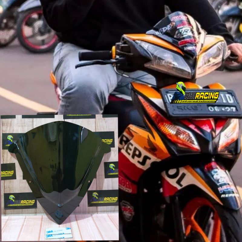 Jual VISOR HONDA BLADE 110 NEW REPSOL | Shopee Indonesia