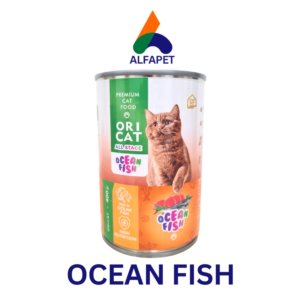 Jual Ori cat kaleng 400gr oricat makanan basah kucing | Shopee Indonesia
