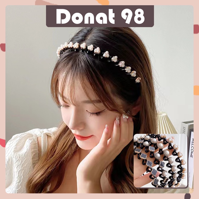 Jual Bando Fashion Bando Rambut Mutiara Cantik Elastis Aksesoris Murah ...