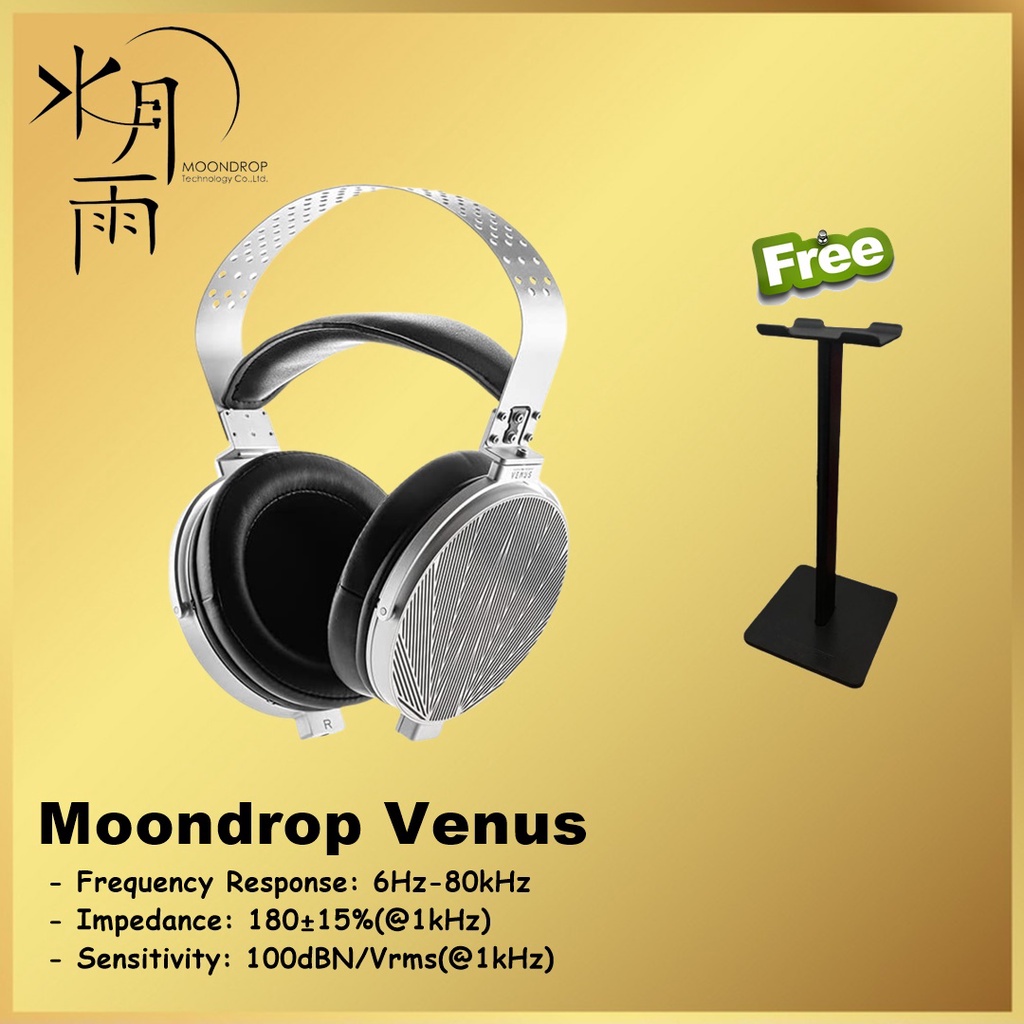 Jual Moondrop Venus Flagship Full-Size 10mm Planar Headphone Headset ...