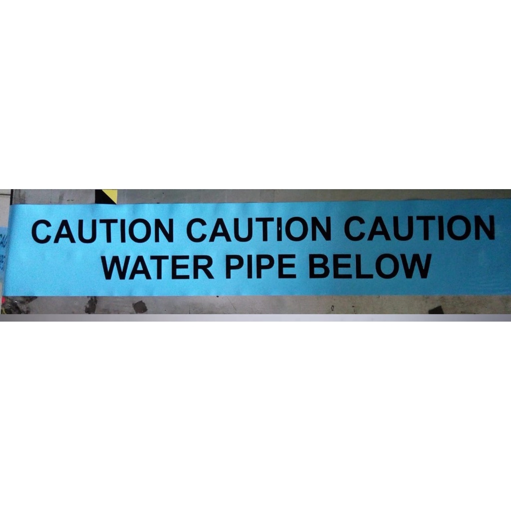 Jual tanda peringatan,under ground warning tape caution water pipe ...
