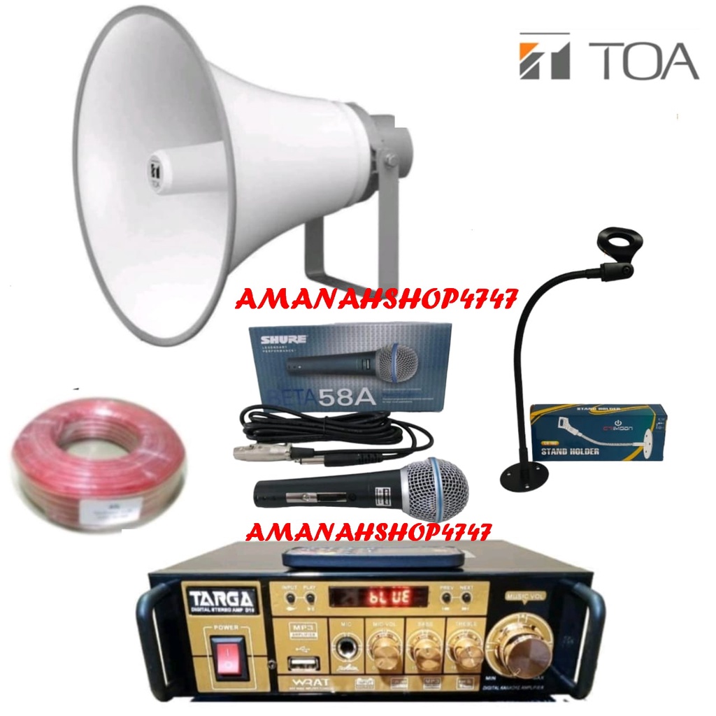 Jual PAKET TOA SPEAKER TOA MURAH MERIAH SOUND SYSTEM TOA MASJID DAN MUSHOLLA | Shopee Indonesia