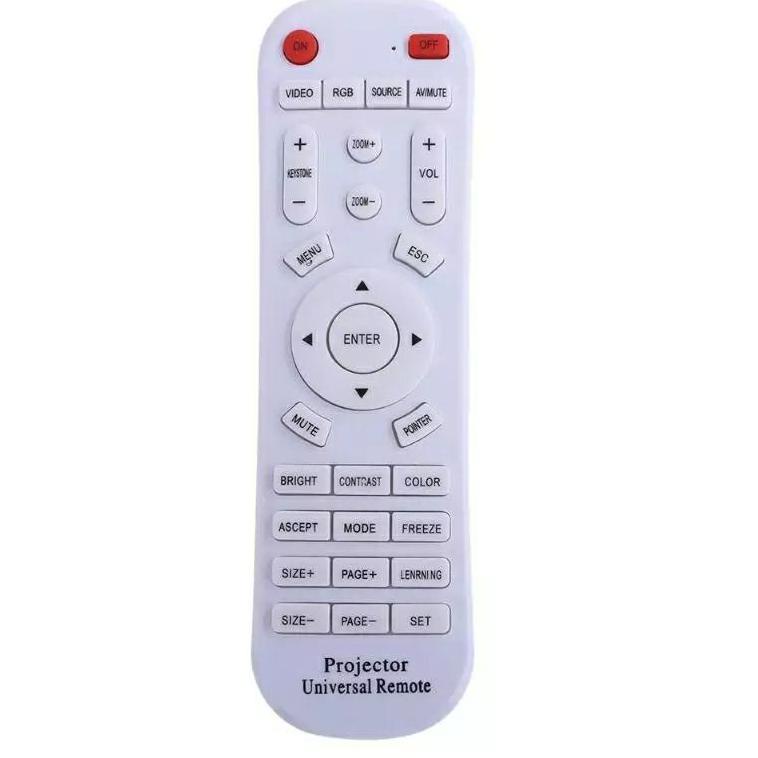 Jual Universal remote projector Epson, Infocus, Panasonic, Sanyo Dll ...