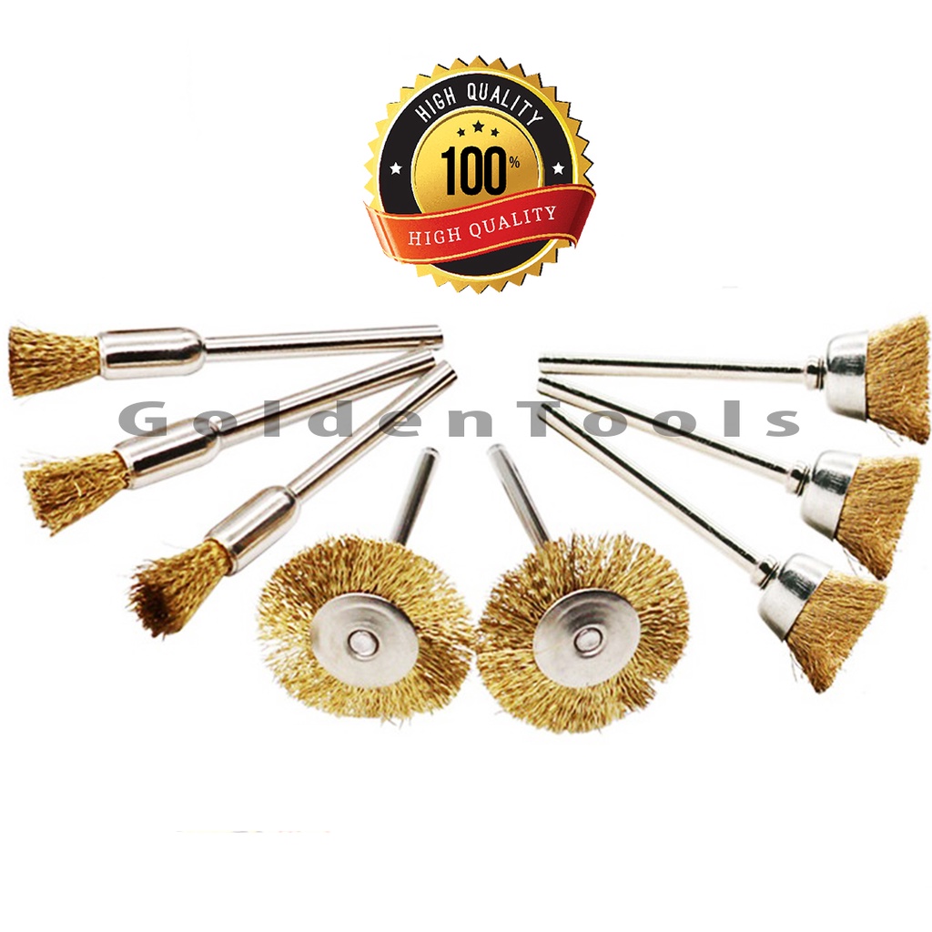 Jual Sikat Kawat Mini Baja Grinder Mini Set 3pcs die grinder 16mm Sikat ...