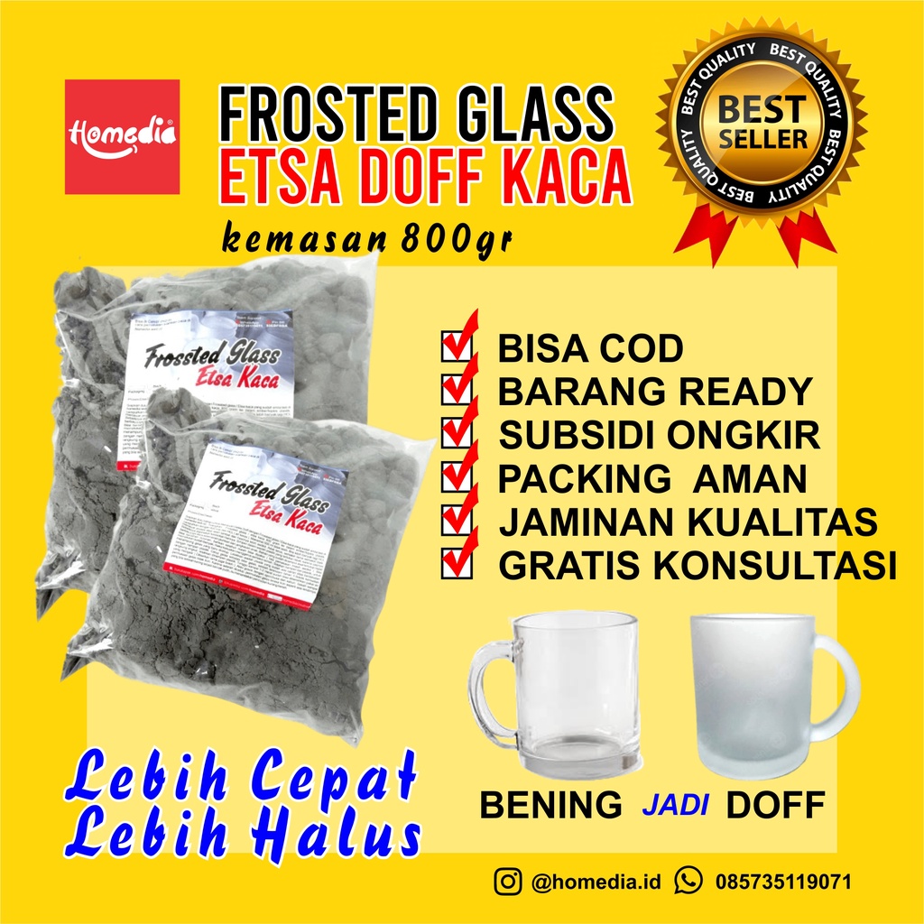 Jual FROSTED GLASS / ETSA KACA / OBAT DOFF GELAS / ETSA GELAS/ DOFF ...