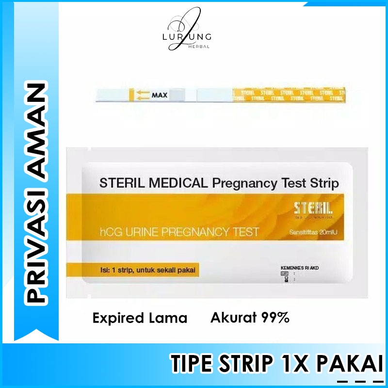 Jual Test Pack Kehamilan Tespek Steril Tespack Privasi Aman Strip ...