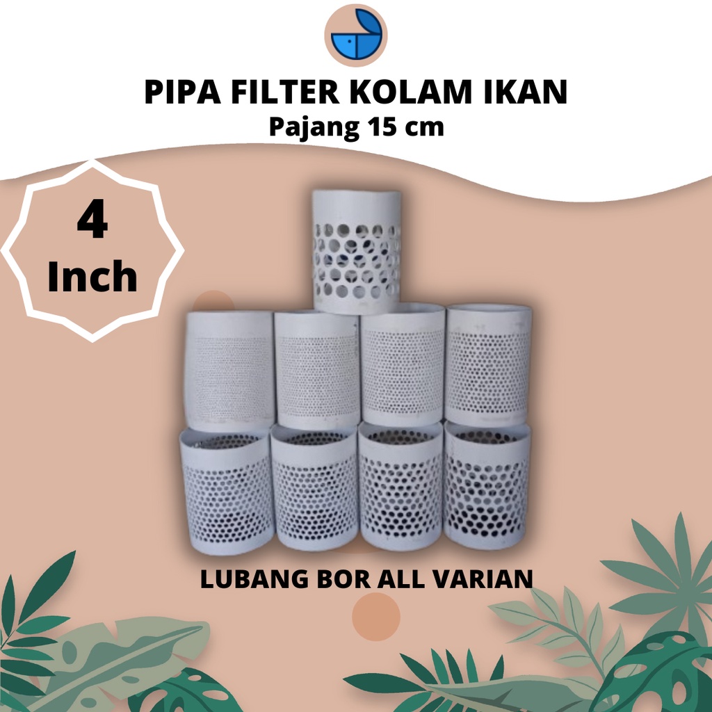Jual Pipa Saringan Pembuangan Kolam Ikan Ukuran 4inch Panjang 15cm ...