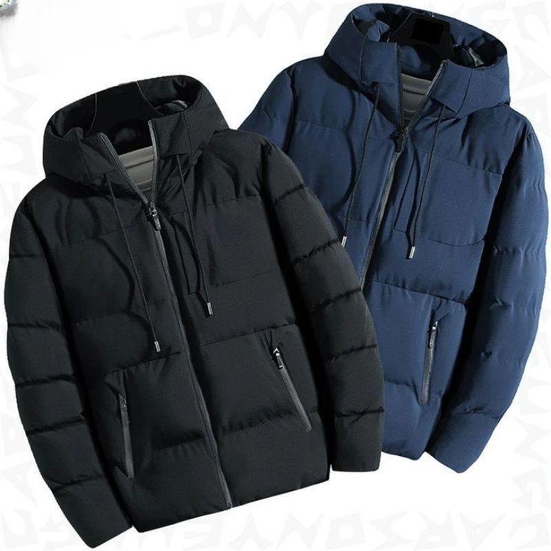 Jual Jaket Gunung Gelembung Puffer Pria Outdoor Winter Coat Hitam Busa ...