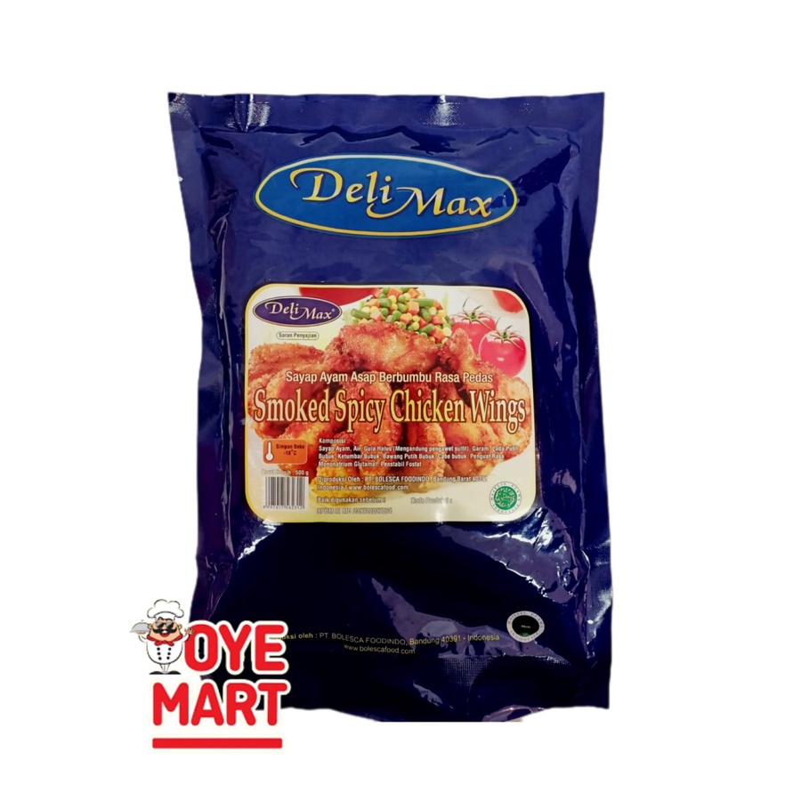 Jual DELI MAX SMOKED SPICY CHICKEN WINGS 500GR | Shopee Indonesia
