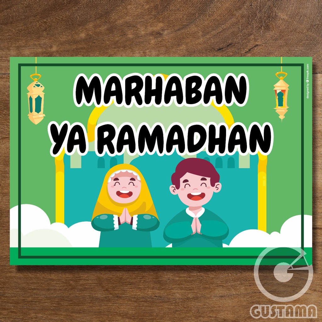 Jual Poster Tarhib Ramadhan 10 Model, Poster Pawai Ramadhan Anak ...
