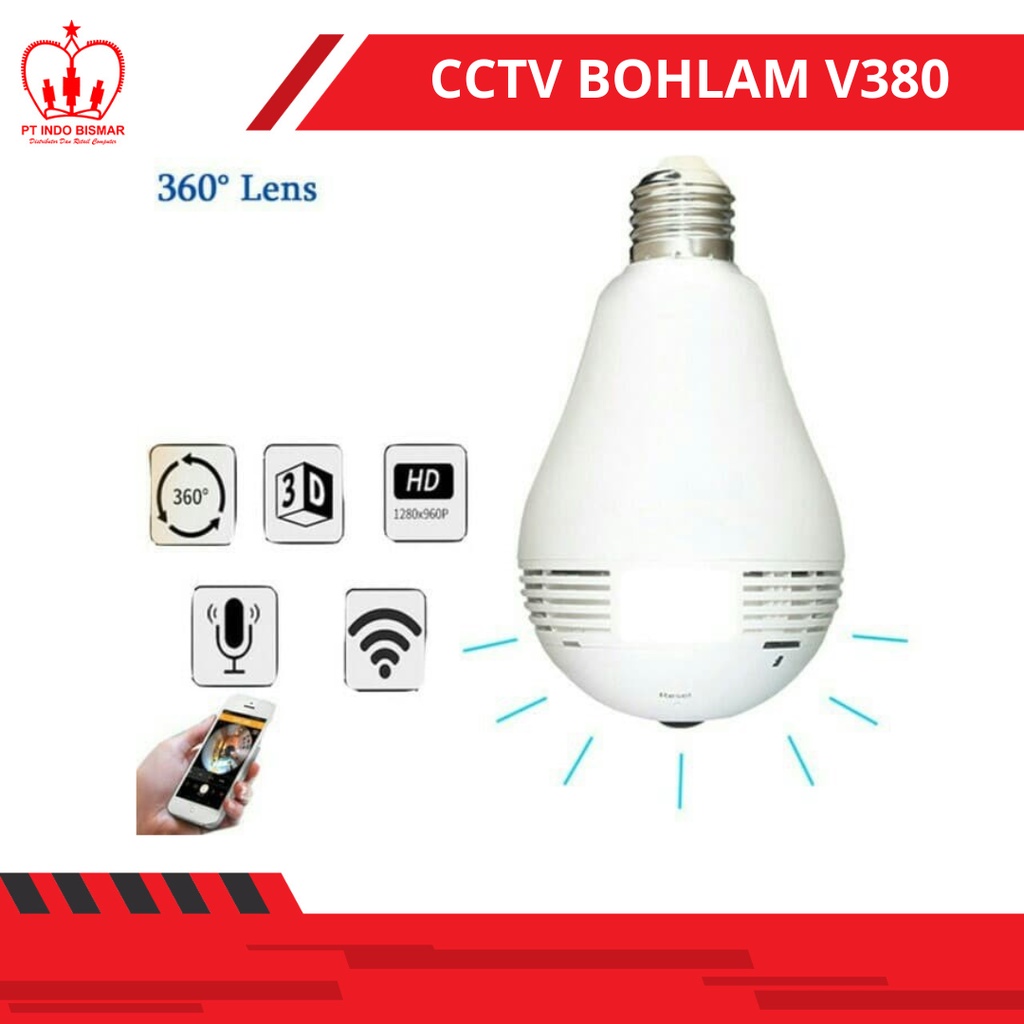 Jual CCTV BOHLAM LAMPU CAMERA V380 WIFI | Shopee Indonesia