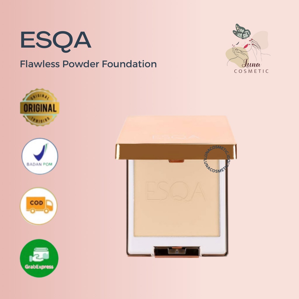 Jual ESQA Flawless Powder Foundation | Shopee Indonesia