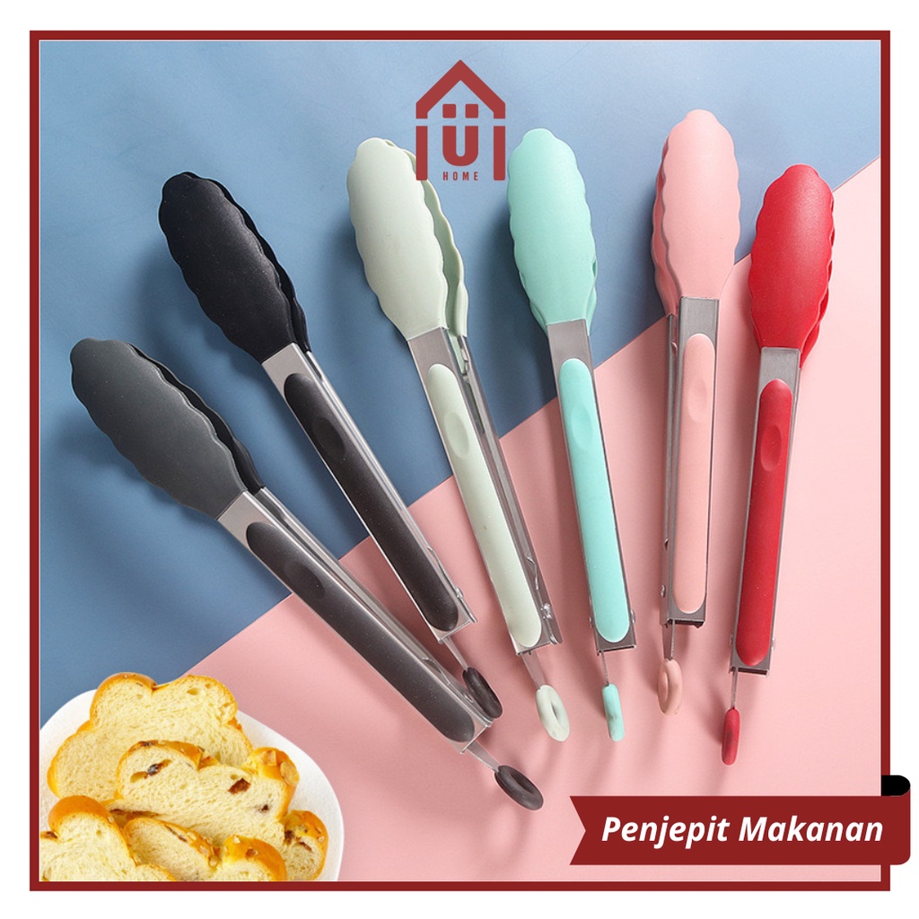 Jual UNISO - CAPIT GORENGAN MAKANAN PENJEPIT CAPITAN SILIKON 25CM FOOD ...