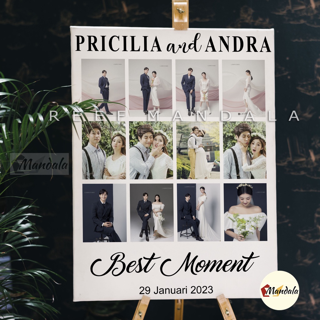 Jual Cetak Foto Kolase 9 Poto Ukuran 30x40 cm Frame Kayu Putih | Shopee ...