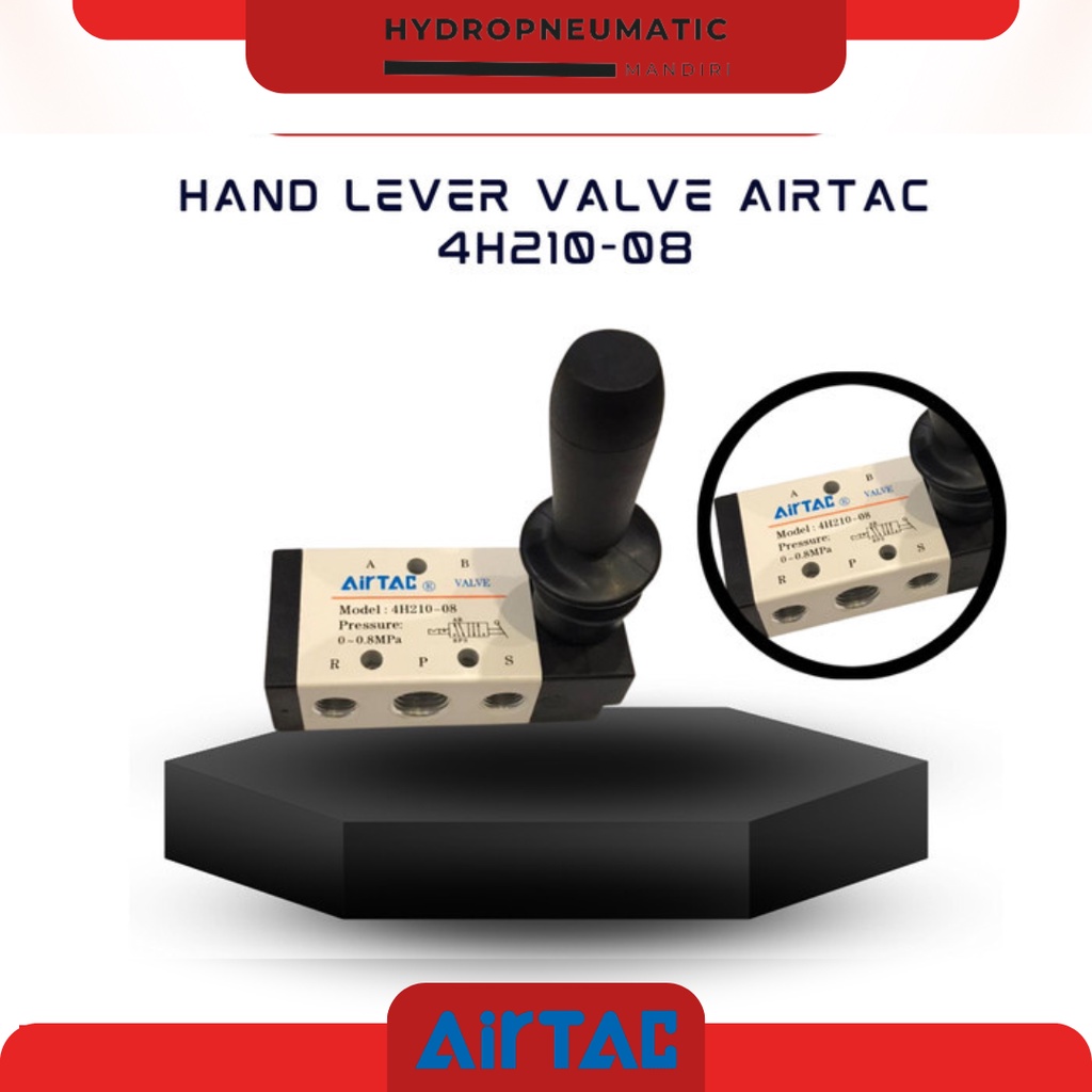 Jual Hand Lever Valve AIRTAC 4H210-08 | Shopee Indonesia
