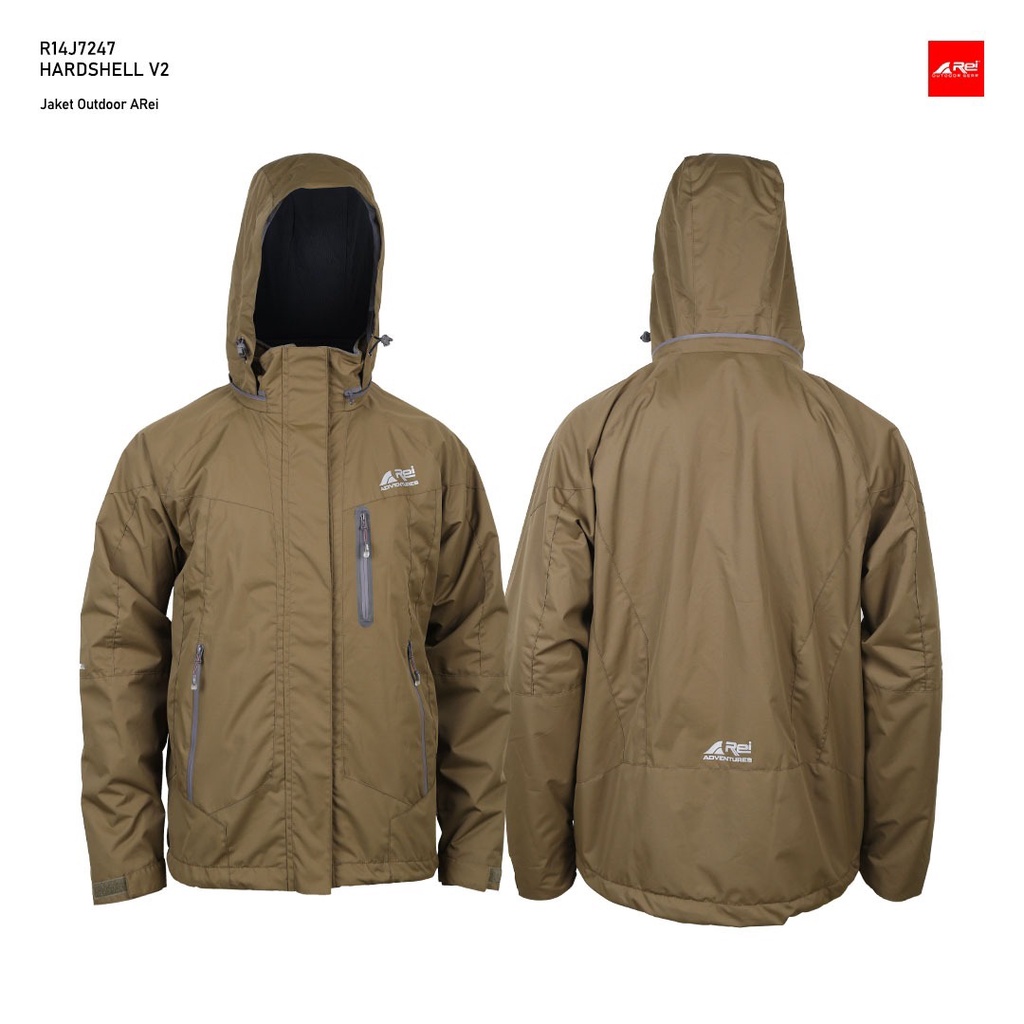 Jual Jaket Gunung Pria Hardshell V2 Arei outdoorgear | Shopee Indonesia