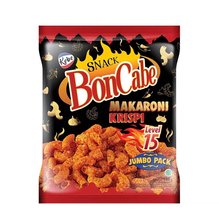 Jual Kobe Snack BonCabe Makaroni Krispi Level 15 135 g | Shopee Indonesia