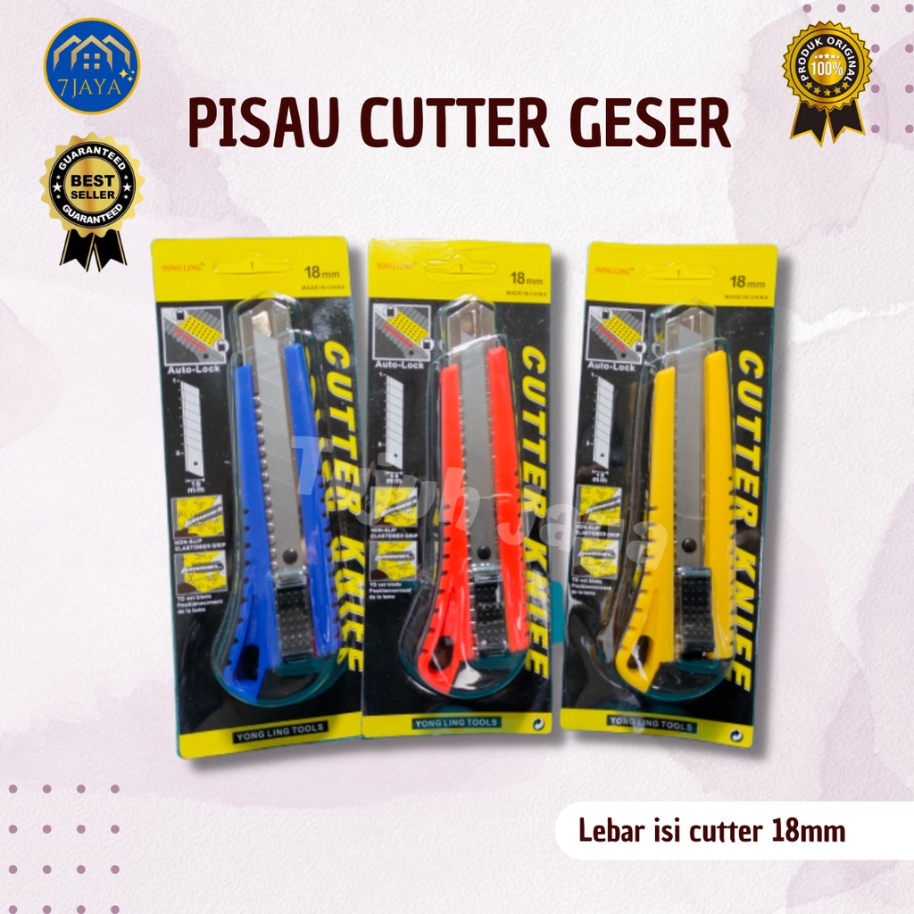 Jual Pisau Cutter Geser 18mm | Shopee Indonesia