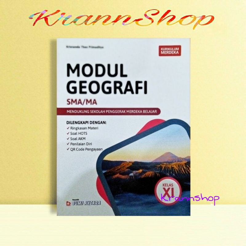Jual Modul Geografi Kls XI Sma/Ma Kurikulum Merdeka - Bumi Aksara | Shopee Indonesia