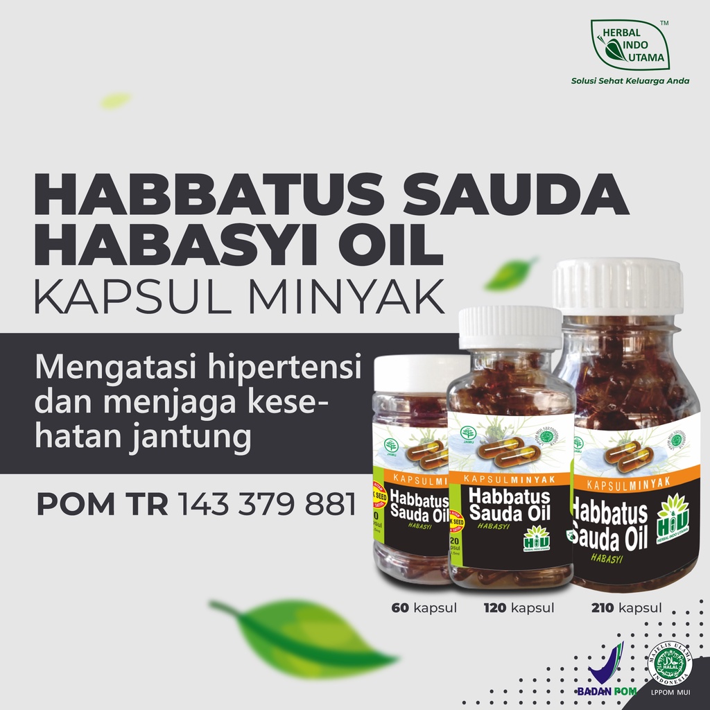 Jual HABBATUS SAUDA OIL 60 KAPSUL - Kapsul Minyak 100% Alami Penjaga ...