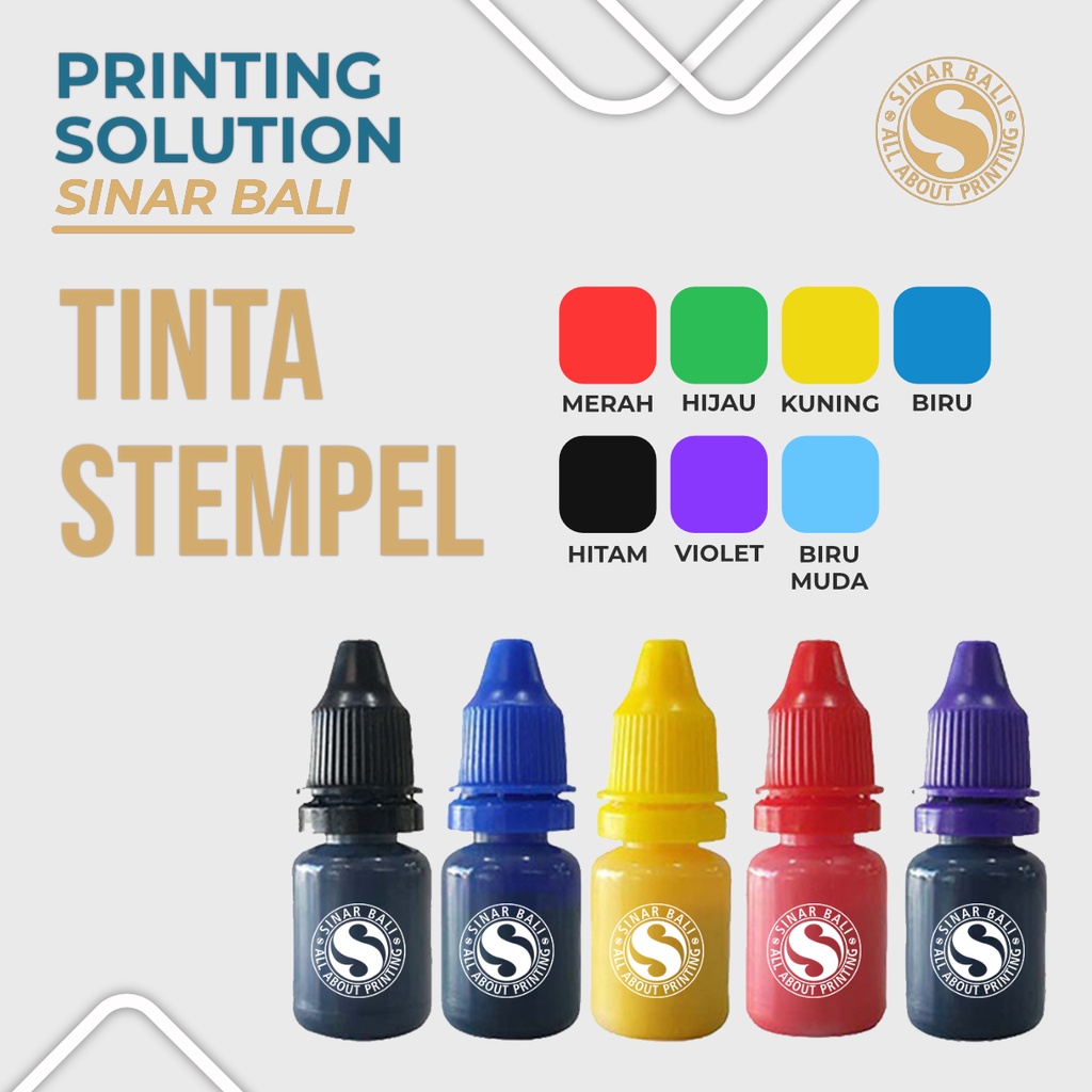 Jual Tinta Stempel Otomatis / Warna COD | Shopee Indonesia