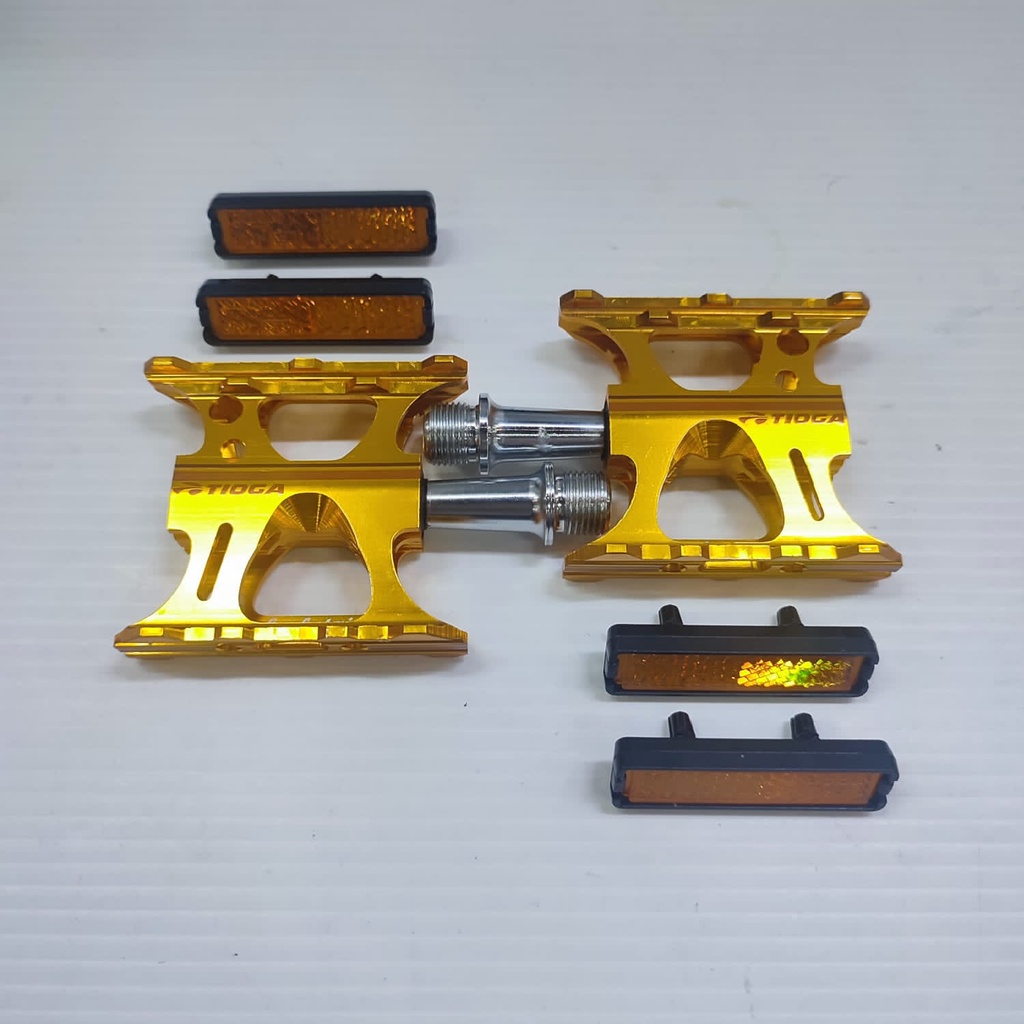Jual Pedal Tioga Surefoot MIni Gold Seal Bearing Original Pedal MTB ...