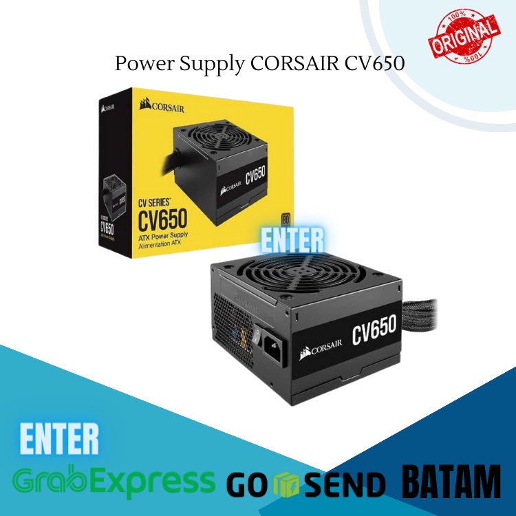 Jual Power Supply CORSAIR CV650 - 650W 80+ BRONZE | Shopee Indonesia