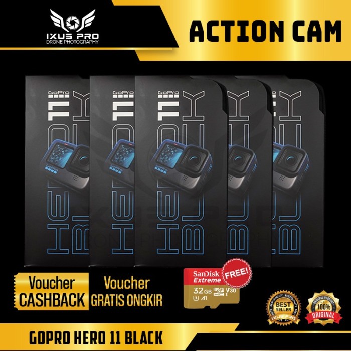 Jual GoPro Hero 11 Black / Go Pro Hero 11 Black Action Camera | Shopee Indonesia