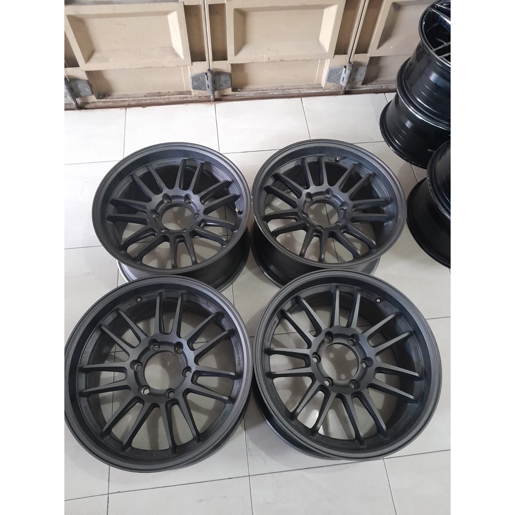 Jual Velg Pelek Secound Bekas Mobil MOdel JDM HSR Revo Ring 18 PCD ...