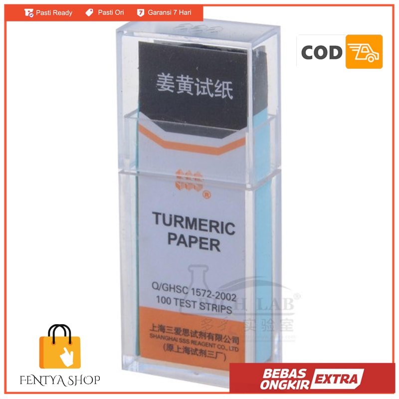 Jual Turmeric paper/ kertas kunyit | Shopee Indonesia