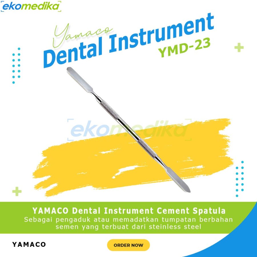 Jual Spatula Dental YAMACO YMD-23 Cement Spatula / Spatel Gigi | Shopee ...